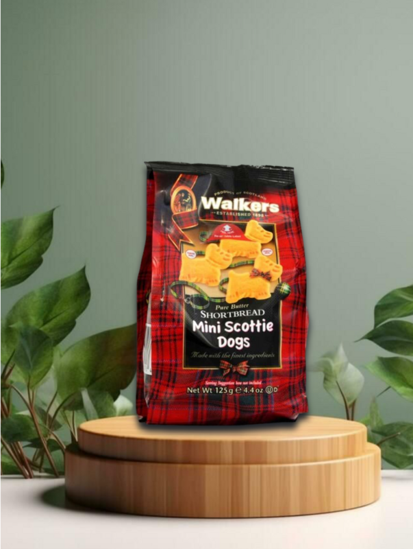 Mini Shortbread Scottie Dogs Snack Pack 125g Walkers