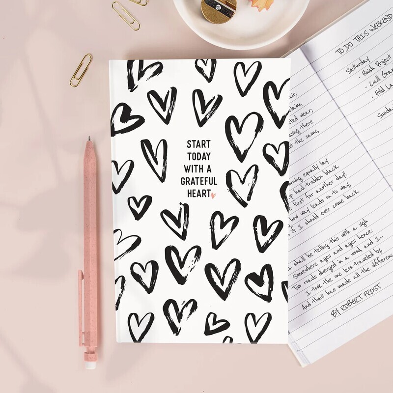 Start Today w/A Grateful Heart Notebook