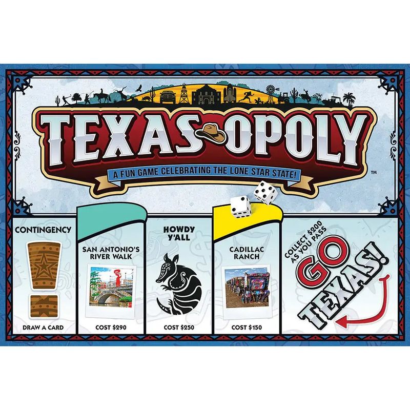 Texas-Opoly (State) Board Game