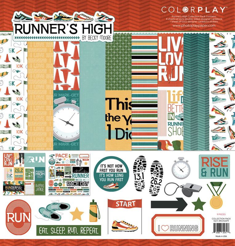 12x12 Collection Pack - Runner's High Collection