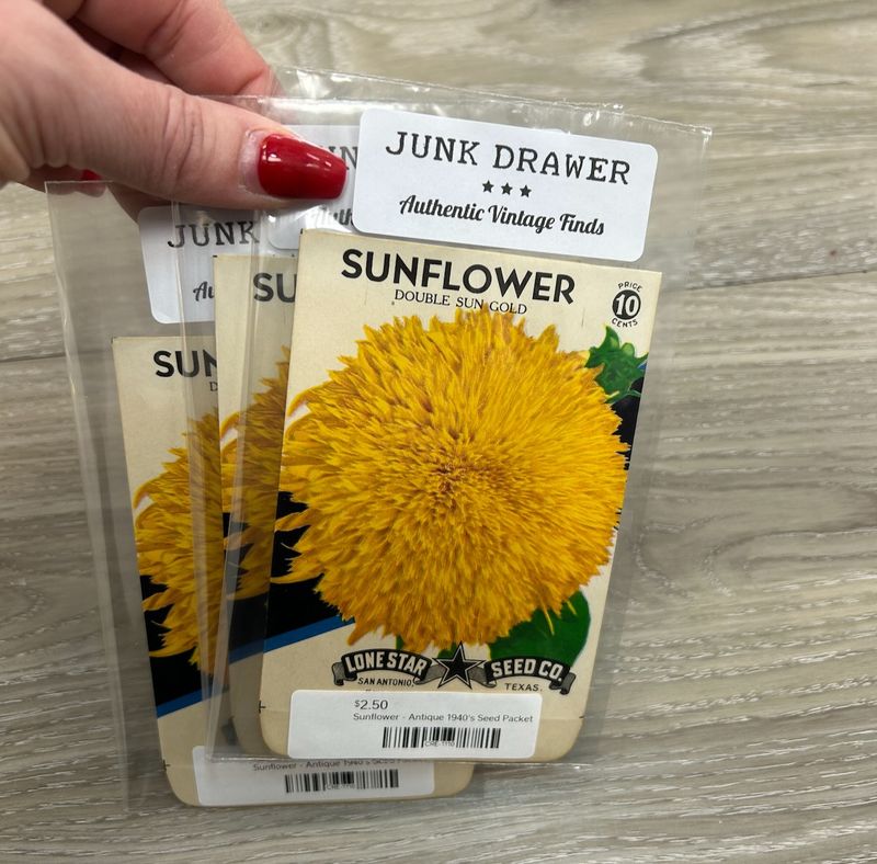 Sunflower - Antique 1940's Seed Packet