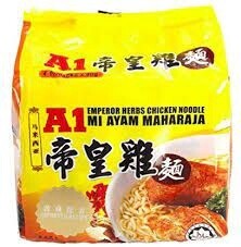 A1 Emperor Chicken Flavour Instant Noodle 4 Packs