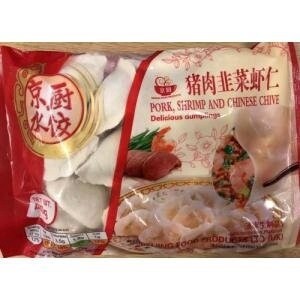 Beijing Food Pork , Shrimp and Chives Dumpling 京厨虾三鲜 410g