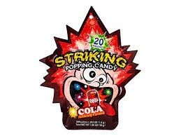 Striking Popping Candy - Cola 15g