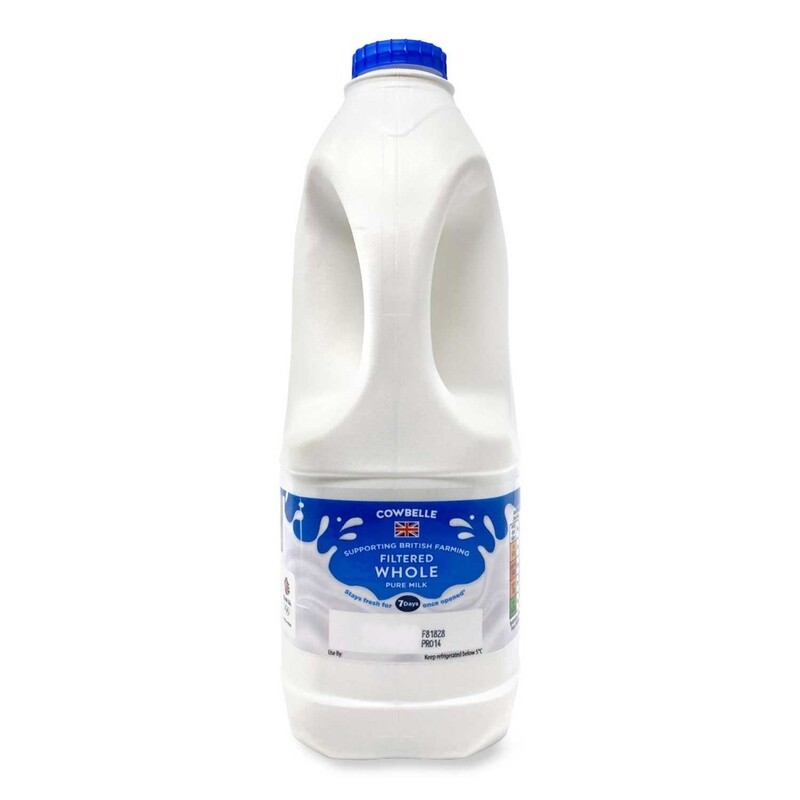 Whole Milk Filtered 2L