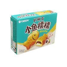 Orion Fish Cake Mochi Red Bean Pie 好丽友小鱼糯米红豆 168g