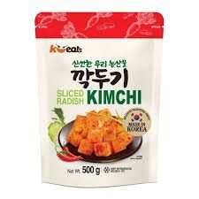 K Eats Sliced Radish Kimchi 萝卜泡菜 500g