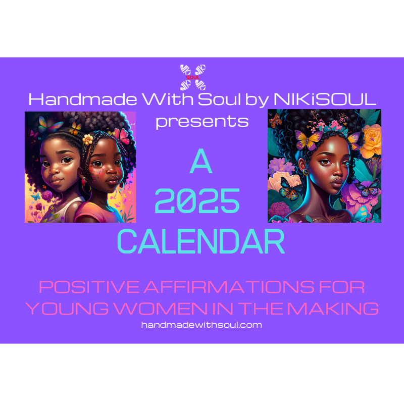 2025 Calendar - Positive Affirmations for Women in the Making