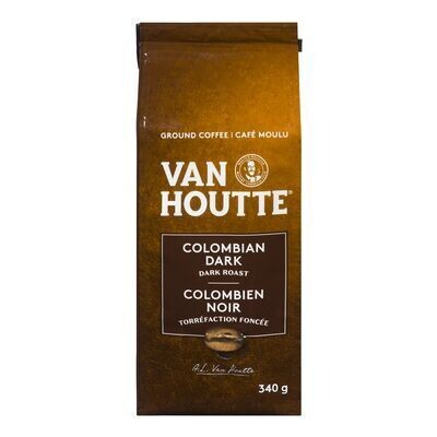 VAN HOUTTE Café moulu colombien noir 340 G
