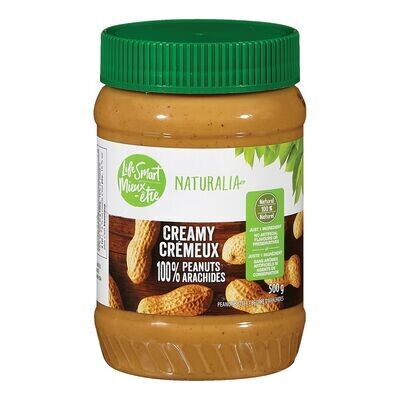 MIEUX-ÊTRE Beurre d'arachides crémeux, Naturalia 500 g