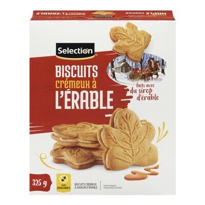SELECTION Biscuits crémeux à l'érable 325 g