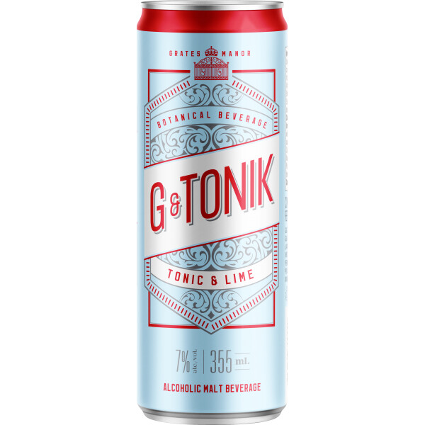 G-TONIK BOISSON ALCOOLISEE TONIC LIME 355 ML