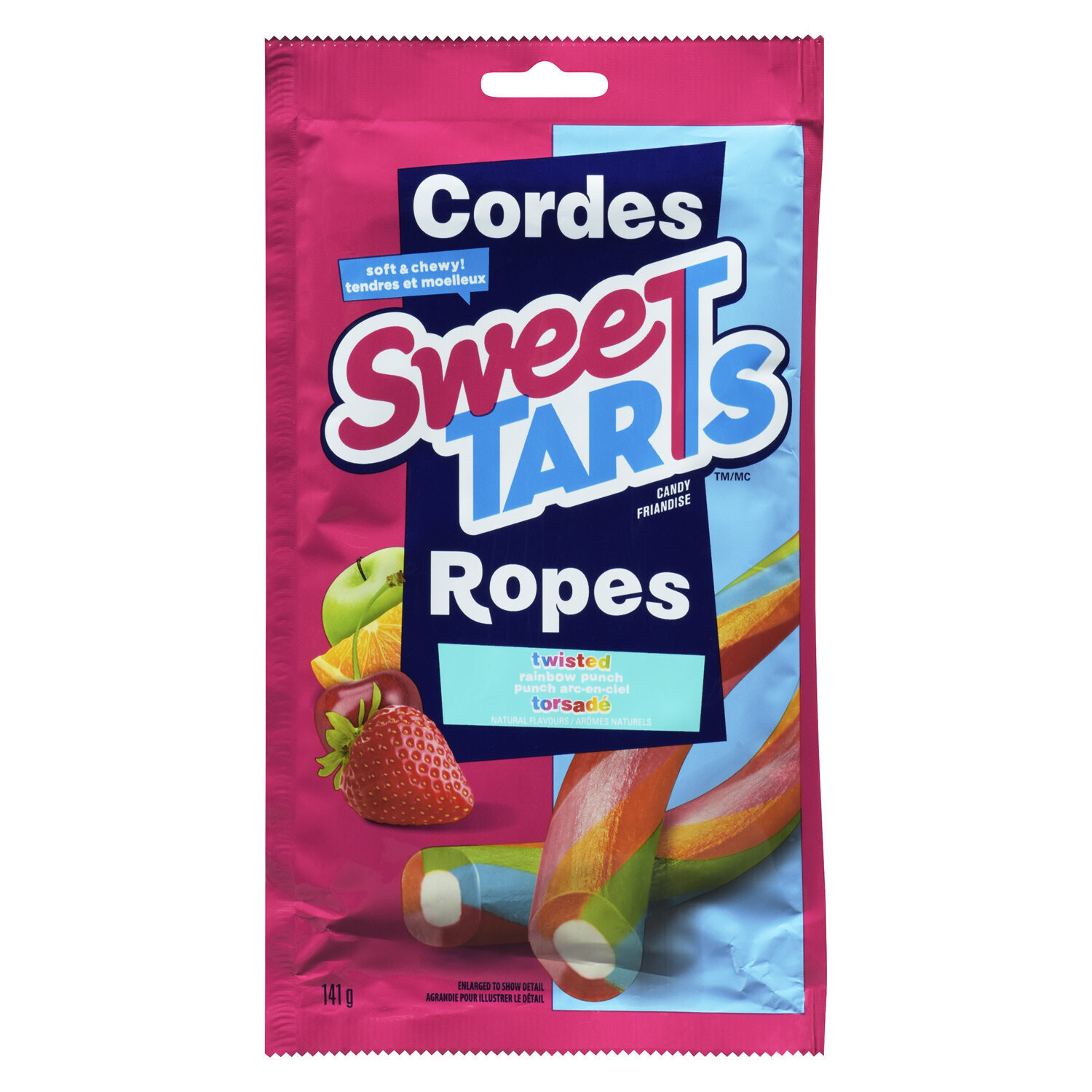 WONKA SWEETARTS ROPES TWISTED RAINBOW 141 GR