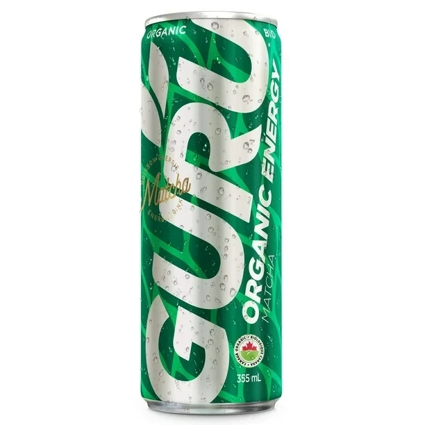 GURU BOISSON ÉNERGISANTE MATCHA BIO 355 ML