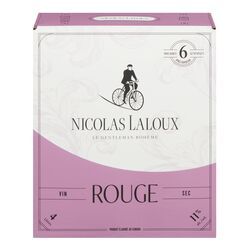 NICOLAS LALOUX VIN ROUGE SEC 11% ALC CANADA 4 L
