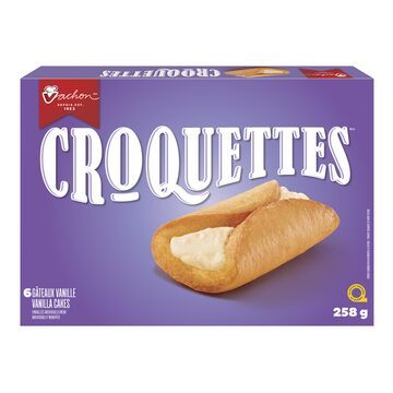 VACHON GÂTEAU À LA VANILLE GARNIS DE CRÈME PATISSIÈRE CROQUETTES 6UN 258GR