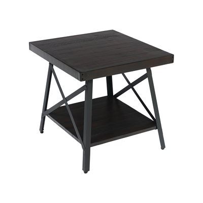 CHANDLER END TABLE - ESPRESSO