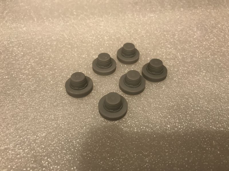 SAF trailer axle hubs for Italeri trailers 6 pcs