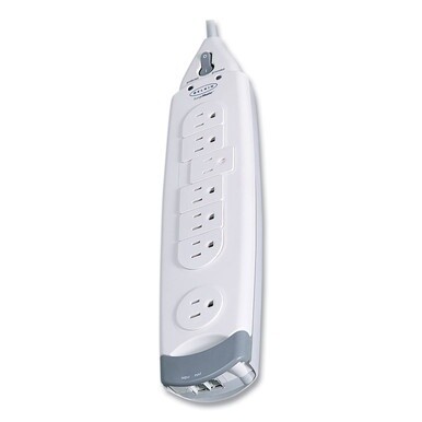 SurgeMaster Home Series Surge Protector, 7 AC Outlets, 12 ft Cord ...