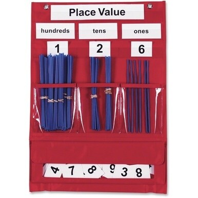 Learning Resources Counting/Place Value Pocket Chart - Theme/Subject ...