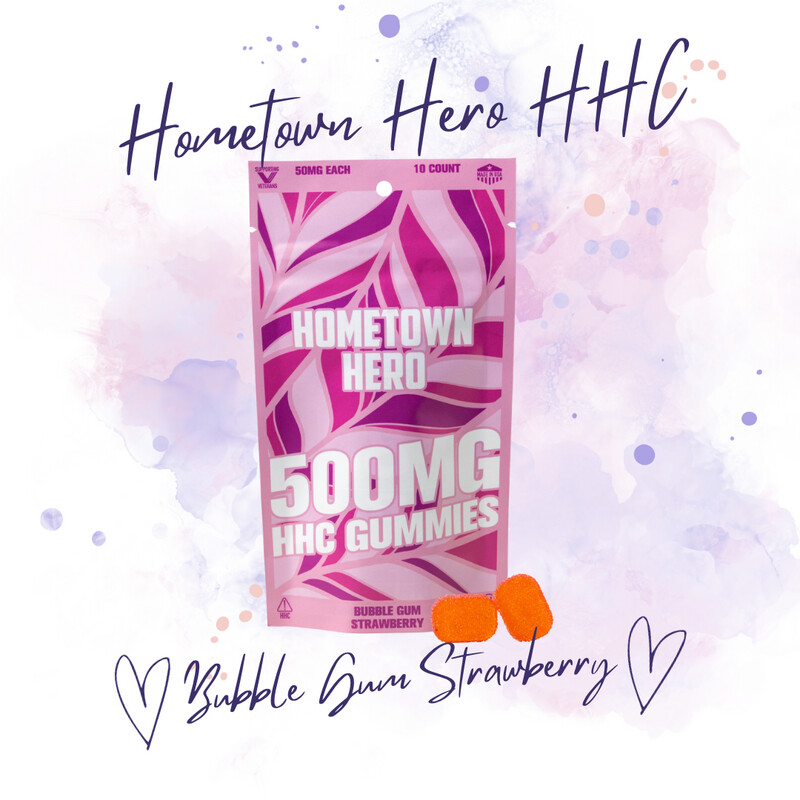 Hometown Hero 500mg HHC Gummies