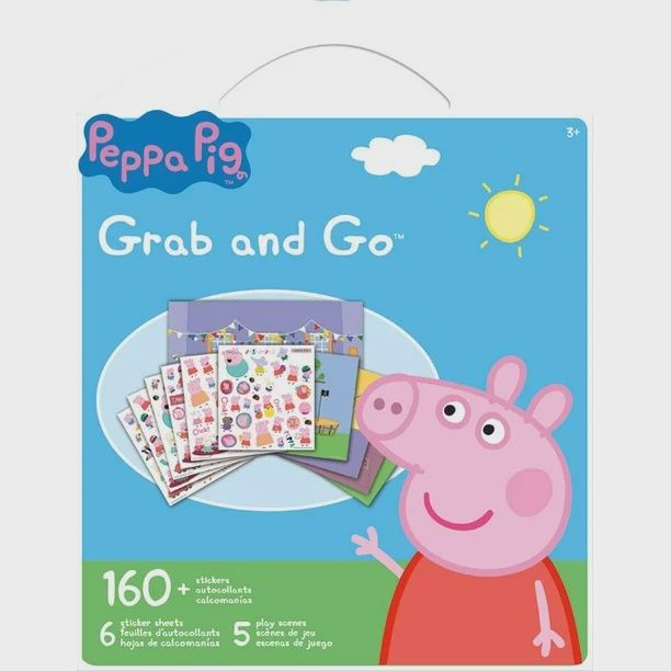 GRAB AND GO - Ens Autocollants Peppa Pig