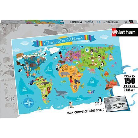 C.T. - Nathan / Carte du monde (150 mcx)