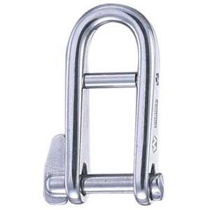 Shackle With Key Pin 3/16" Stainless