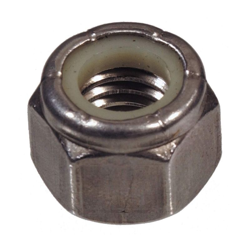Lock Nut 12-24 Nylon/Stainless