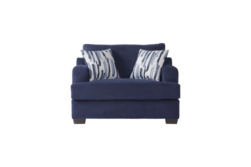 14100 Cuddle Chair and Ottoman Cameo Navy