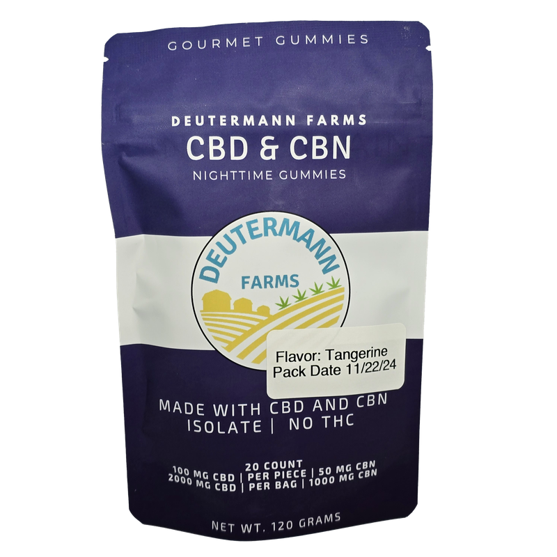 Deutermann Farms - CBD & CBN Nighttime Gummies Deutermann Farms - CBD & CBN Nighttime Gummies