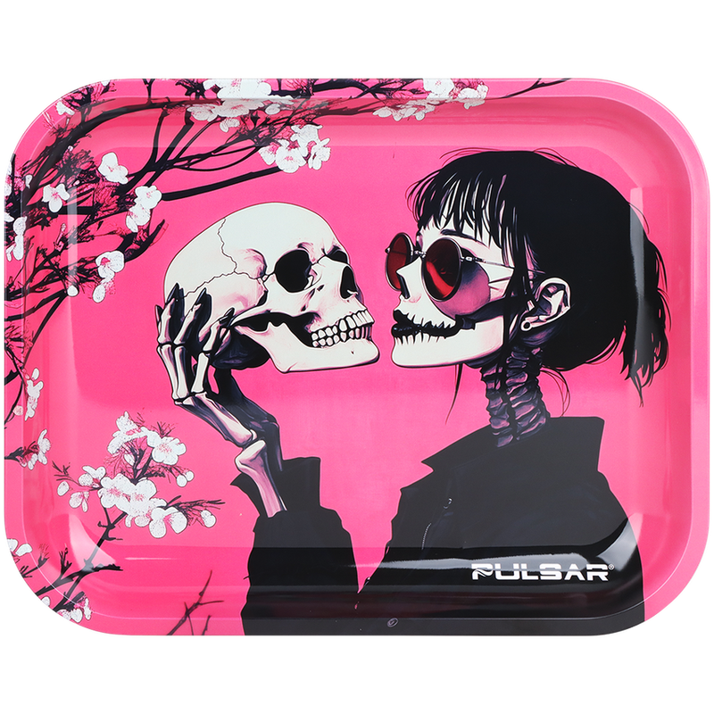 Pulsar | Large Rolling Tray Sakura Skulls