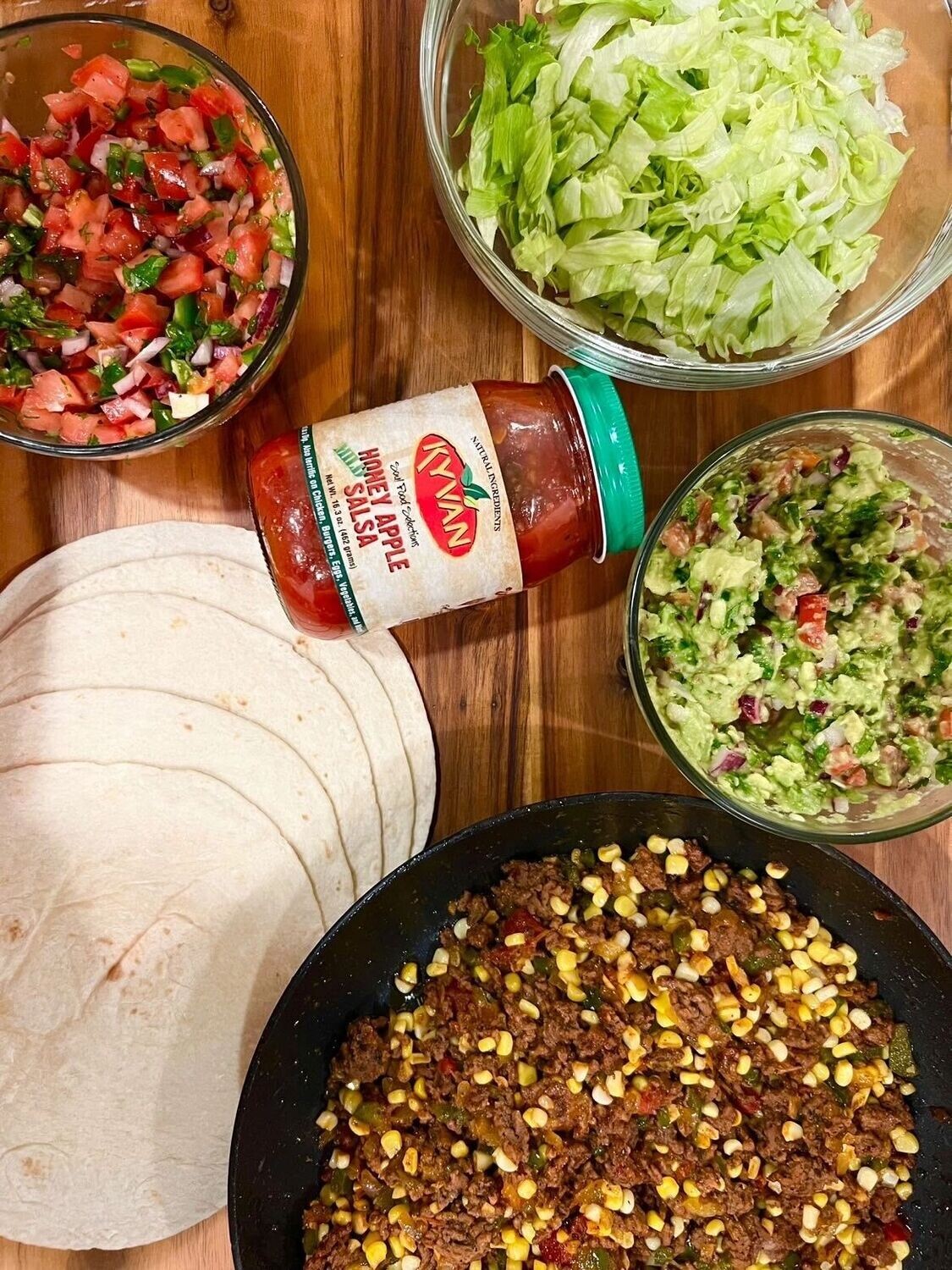 KYVAN Mild Honey Apple Salsa, 16.3 oz - Store - Kyvan Foods