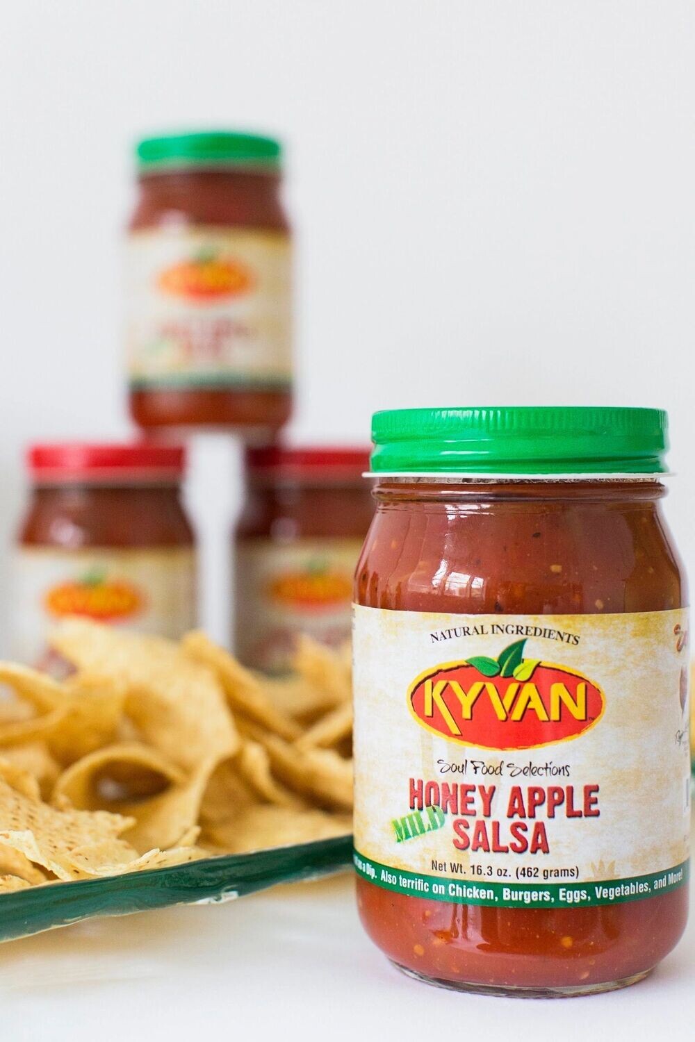 KYVAN Mild Honey Apple Salsa, 16.3 oz - Store - Kyvan Foods