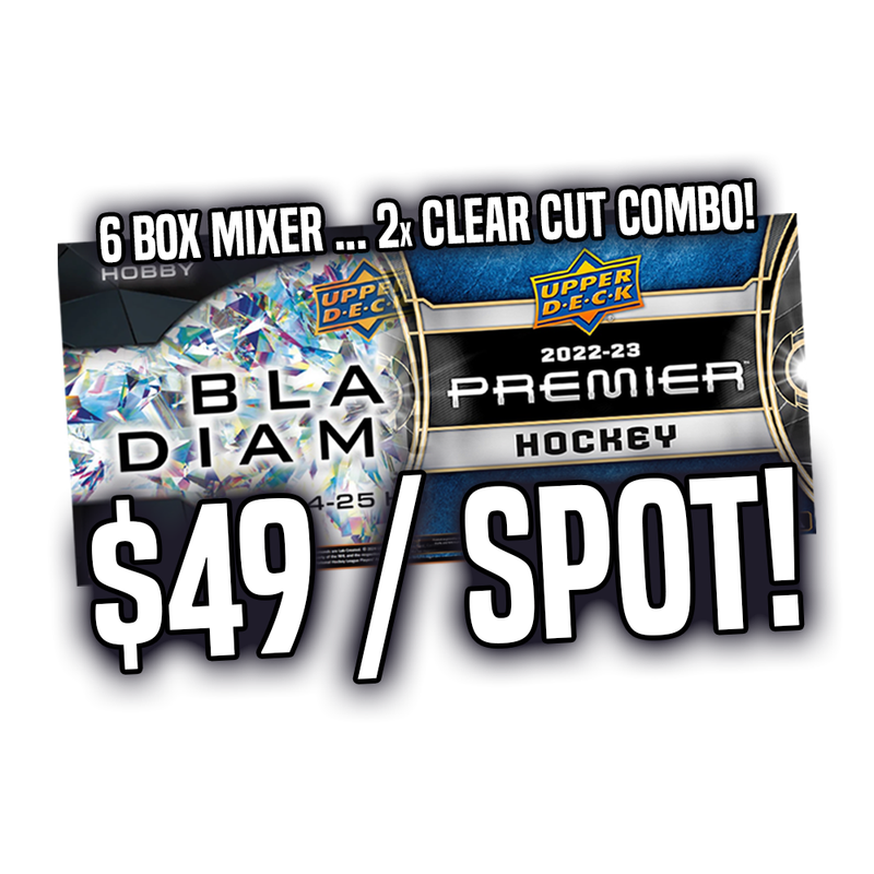 Break #4903 | 6 BOX MIXER ... 2x CLEAR CUT COMBO + BLACK DIAMOND ...