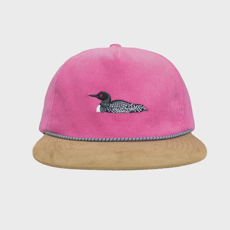 Loon Corduroy Hat | Hot Pink