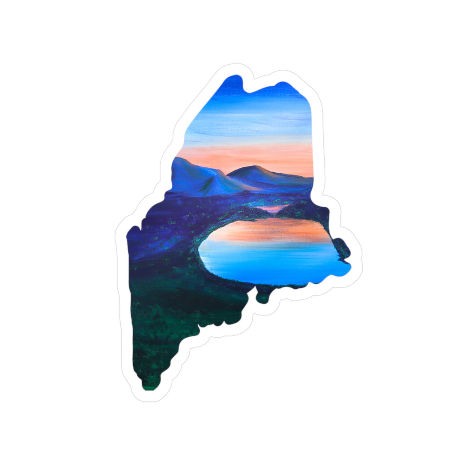 maine pride vinyl decal