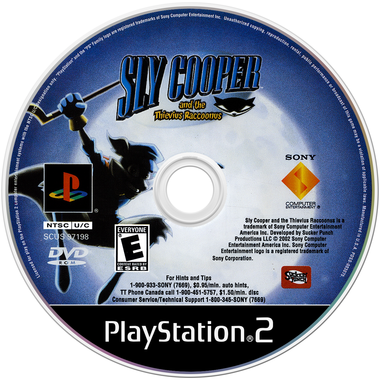 Sly Cooper and the Thievius Raccoonus - PS2