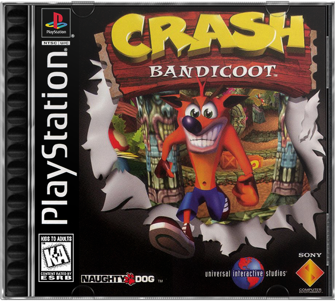 Crash Bandicoot [Black Label] - PS1