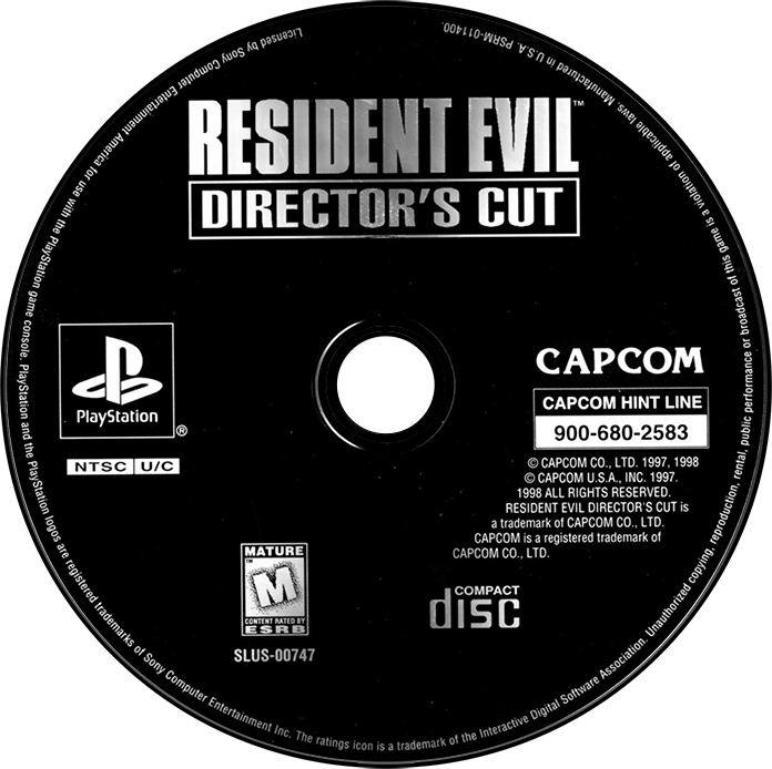Resident Evil Director's Cut [Greatest Hits] - PS1