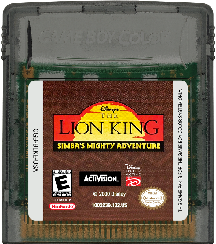The Lion King Simbas Mighty Adventure - GBC