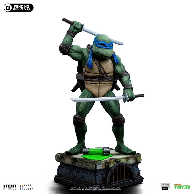 Iron Studios Teenage Mutant Ninja Turtles (1990) Leonardo 1:10 Art ...