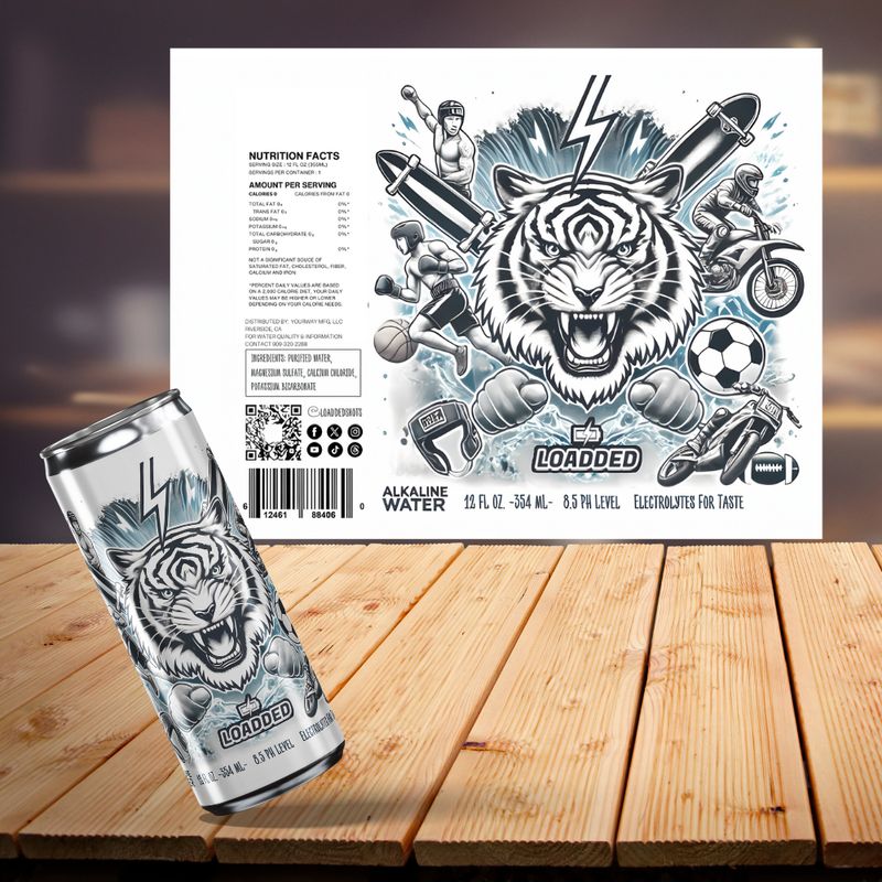 LOADDED Alkaline Rehydration Water - 6 Pack