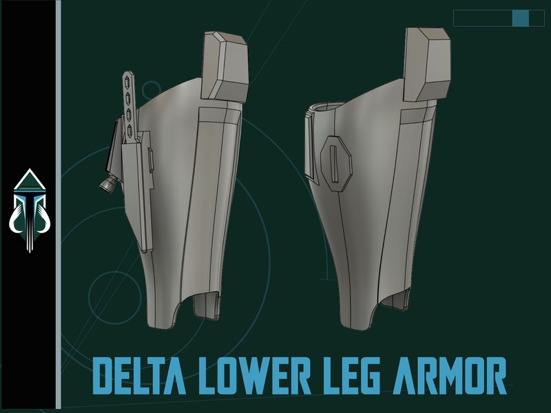 "Delta" Lower Leg Armor