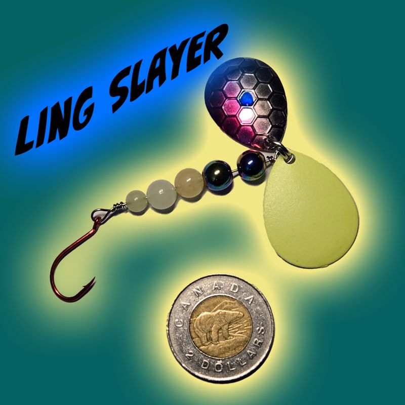 Super Limited Edition - Minnow Clapper - THE LING SLAYER GLOW - 8 Grams
