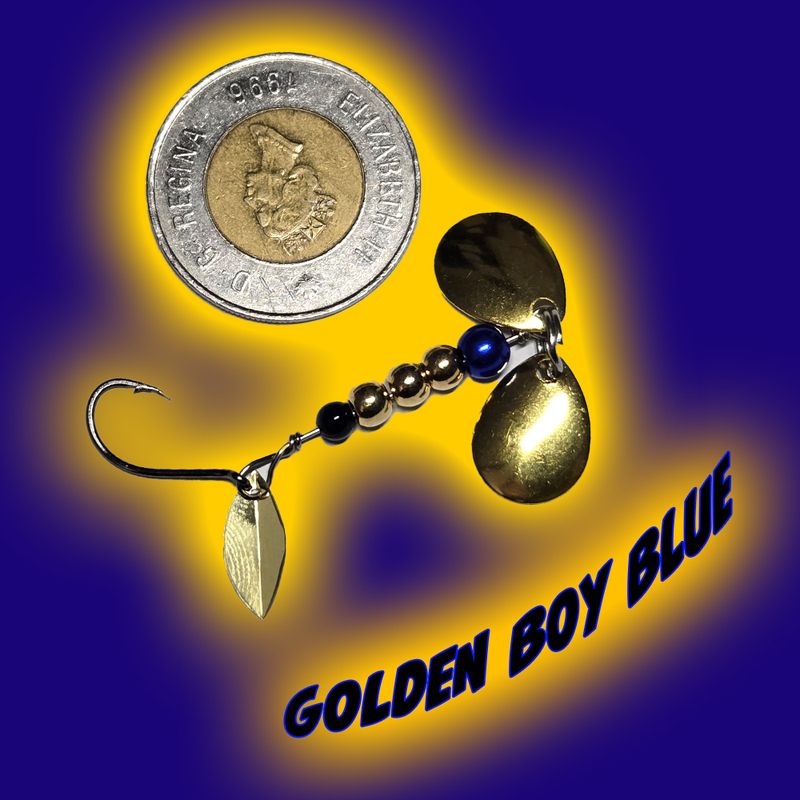 Minnow Clapper Golden Boy Blue - Lite - 4 Grams