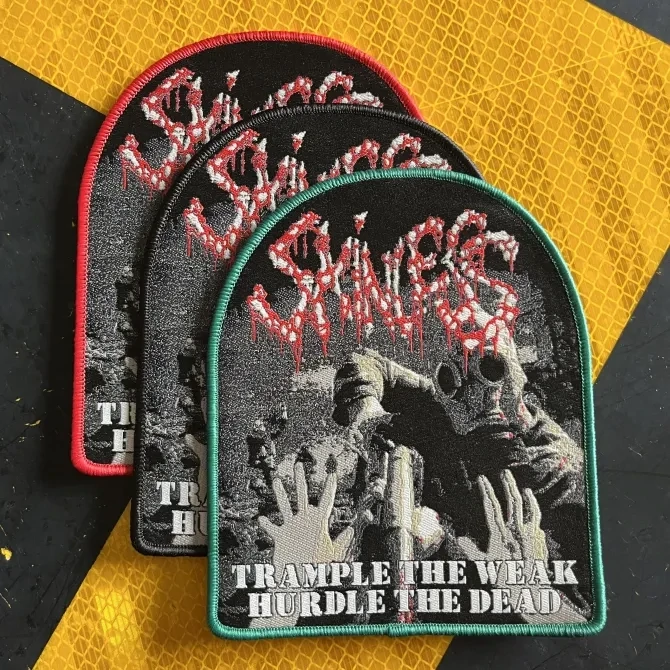 Skinless Trample the Weak, Hurdle the Dead Woven Patch