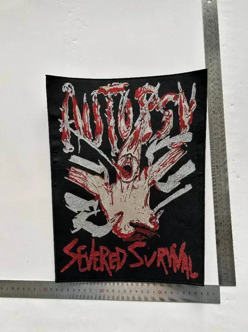 Autopsy Severed Survival Woven Backpatch