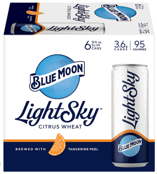 Blue Moon Light Sky 6pk 12oz Cans