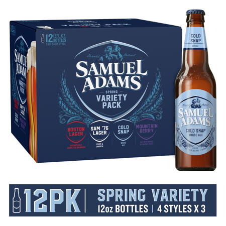 Sam Adams Spring Variety 12pk 12oz Bottles